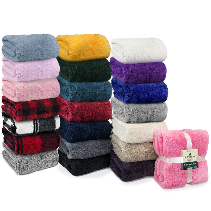 Plush Shaggy Sherpa Blanket – PAVILIA